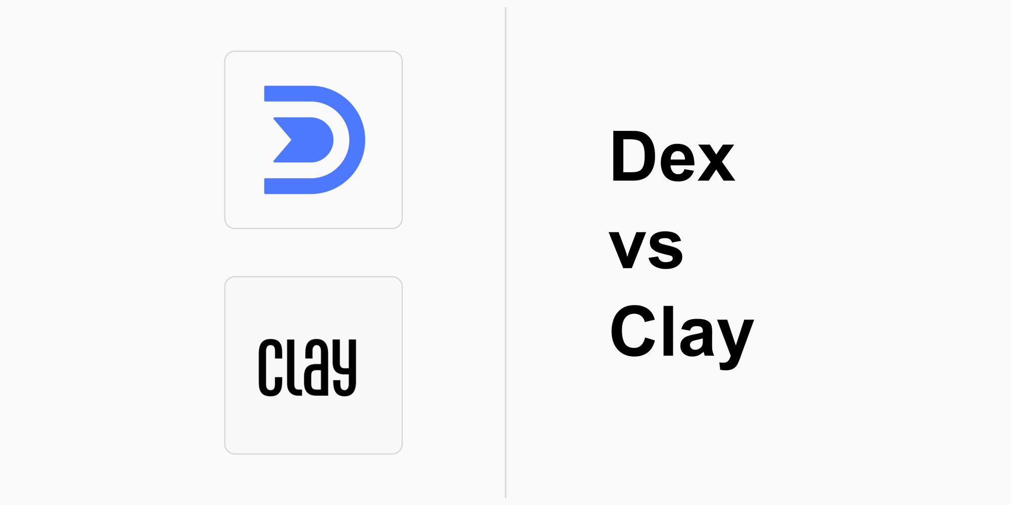 "Dex vs. Clay as Personal CRMs in 2024"